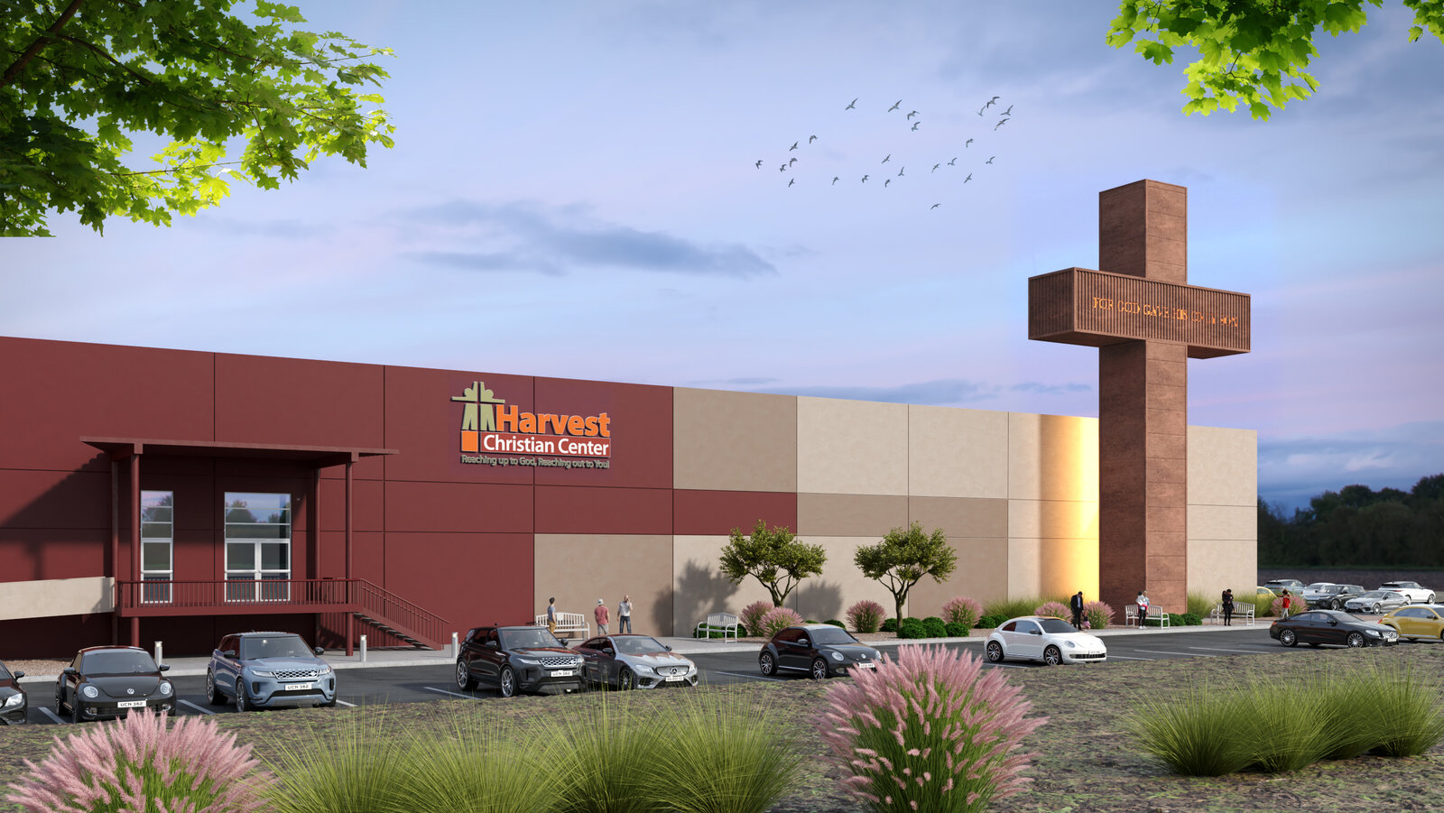 Harvest Christian Center- Cross Monument - CT Construction Management ...